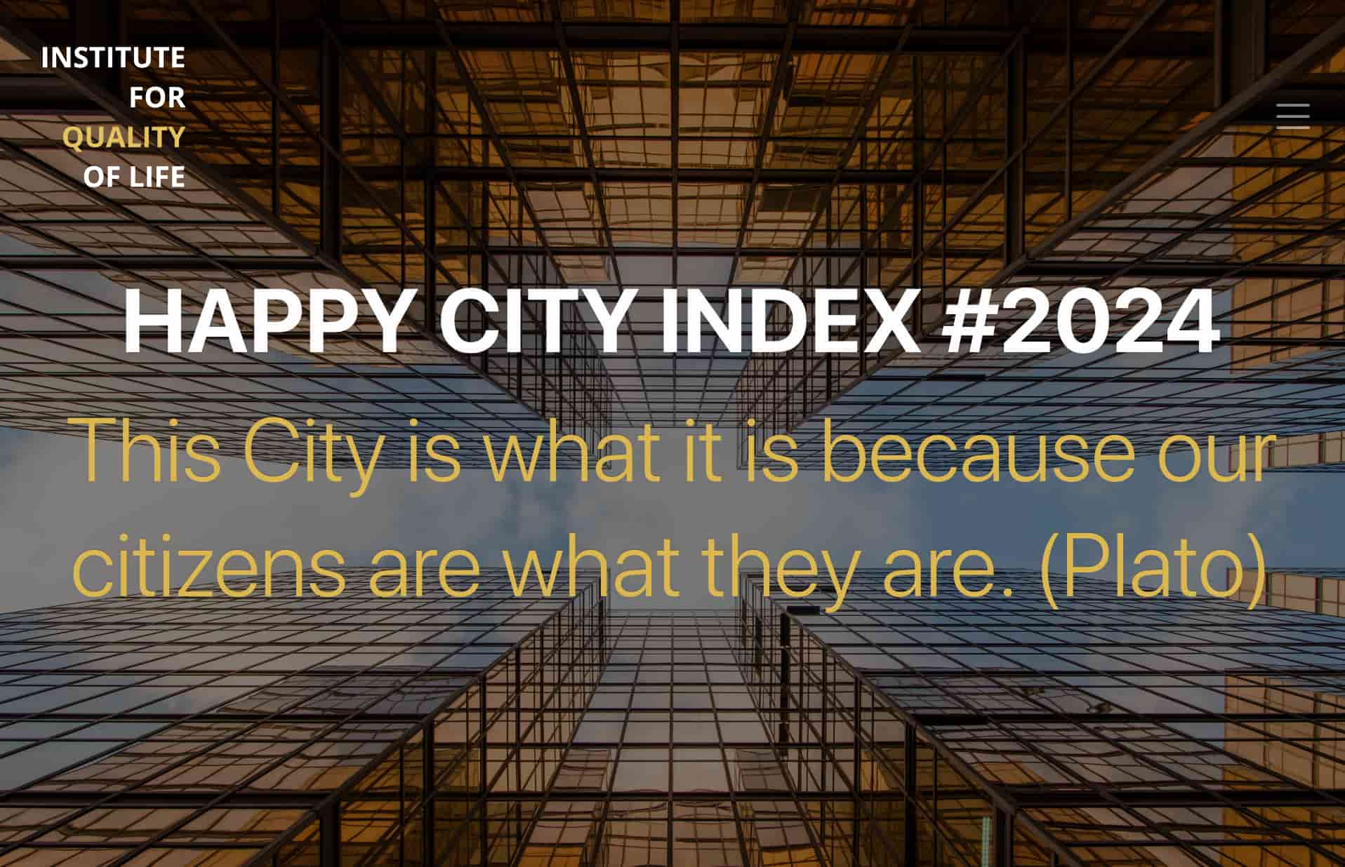 2024 Happy City Index 幸福城市指數 臺北、高雄、桃園名列前 100 → TBO Taiwan | 紀路臺灣
